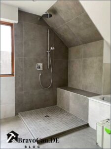 Dusche Fur Schrage Wande