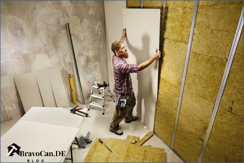 Gipskartonplatten anbringen an der Wand Schritt-für-Schritt-Anleitung – Bravocan.DE