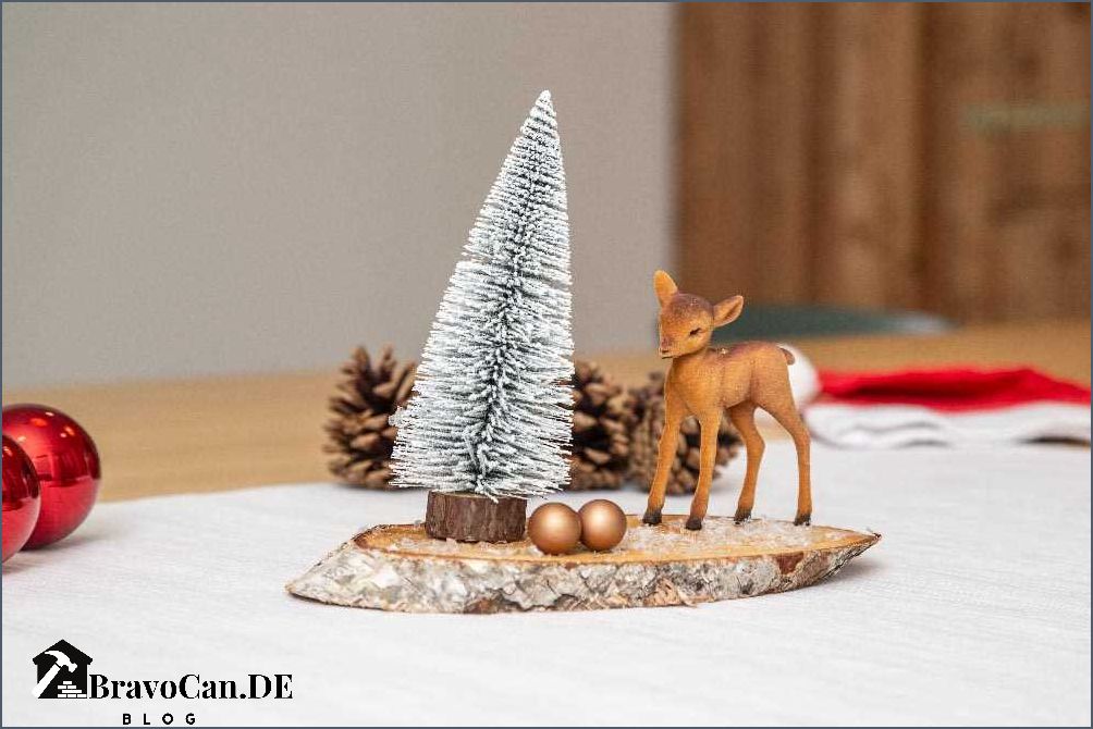 Spannende Weihnachtsbastelei Aus Holz Bilder