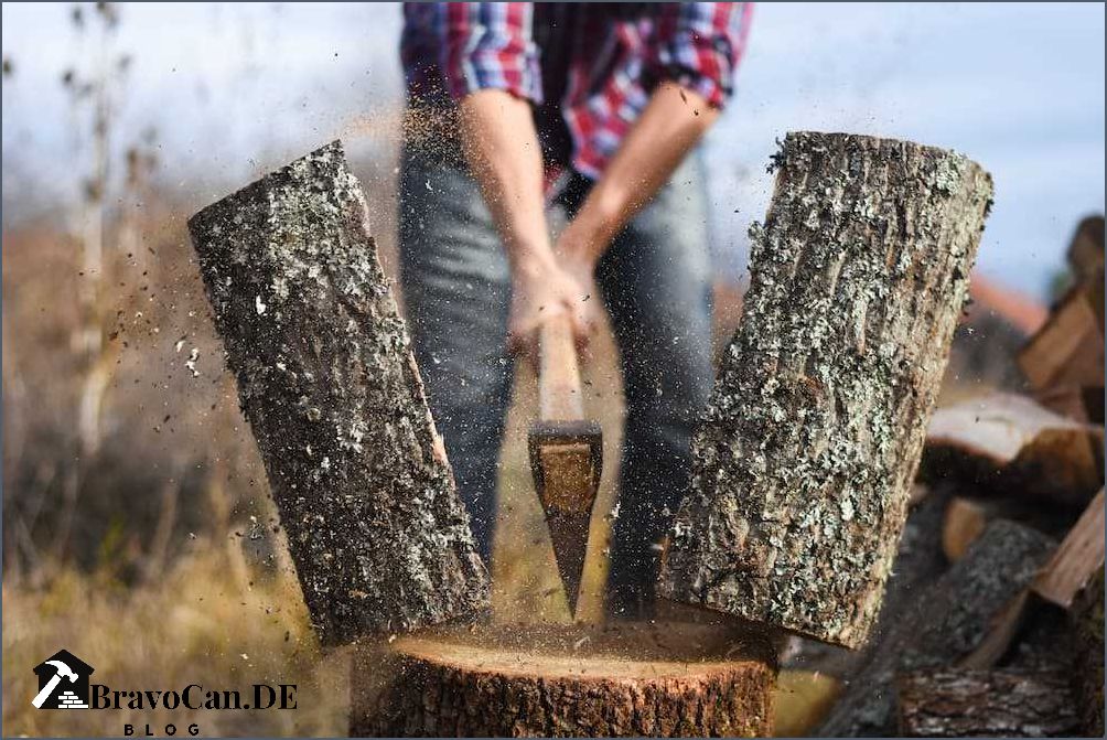 Holz Spalten Axt