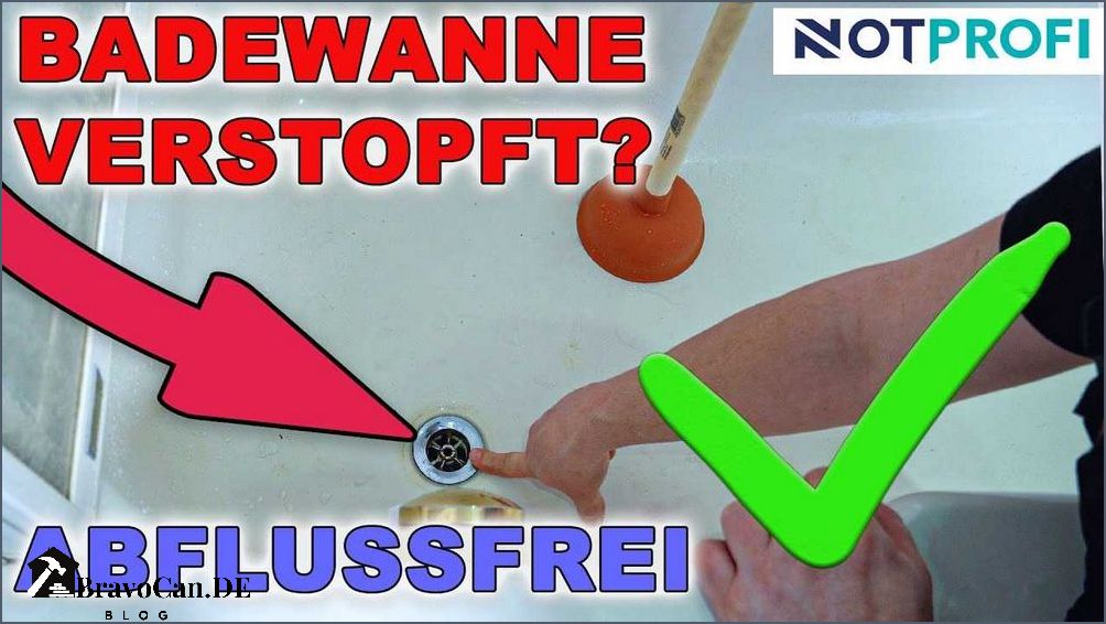 Erstaunlich Wasser Läuft Nicht Ab Badewanne Bild