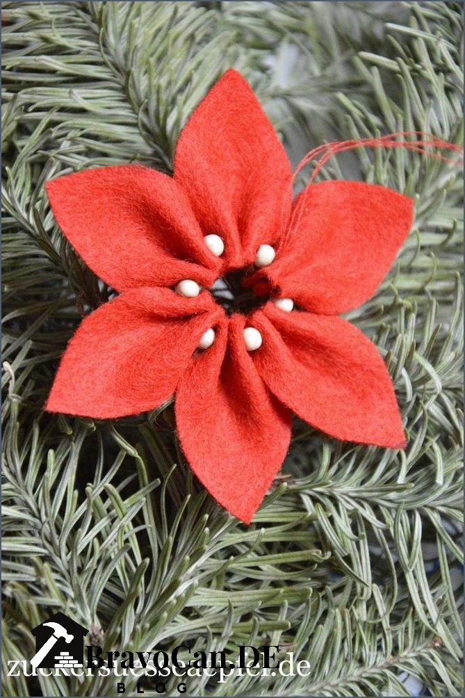 Basteln mit Filz zu Weihnachten Kreative Ideen und Anleitungen ...