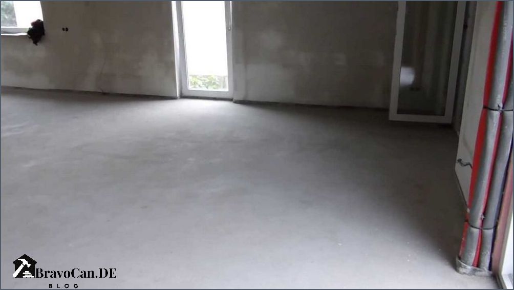 Trocknungszeit Beton Estrich
