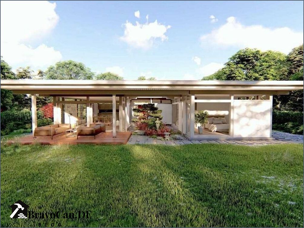 Bungalow mit Atrium Perfekte Kombination aus Luxus und Natur – Bravocan.DE