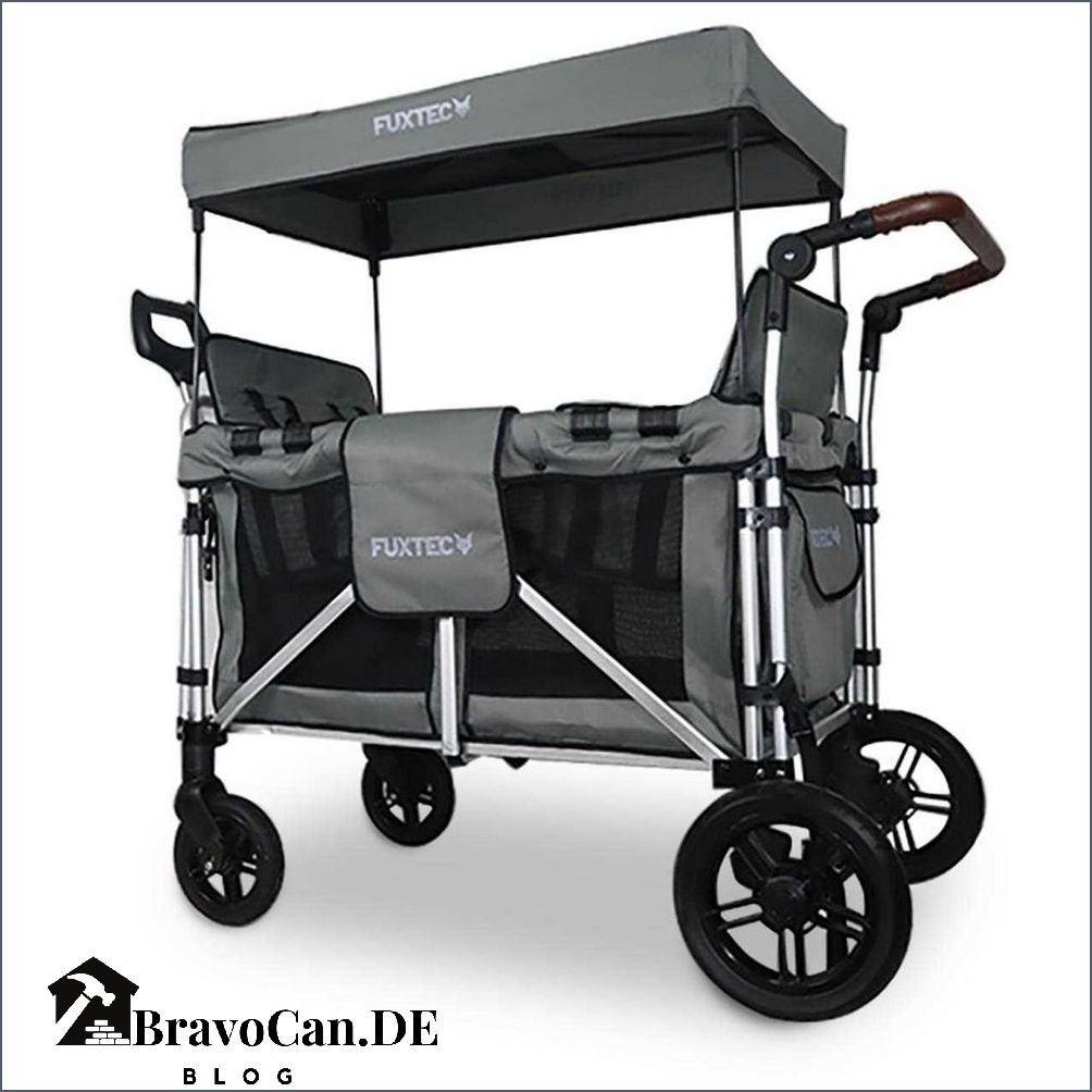 Fuxtec Bollerwagen 4-Sitzer Der perfekte Begleiter für Ausflüge und ...