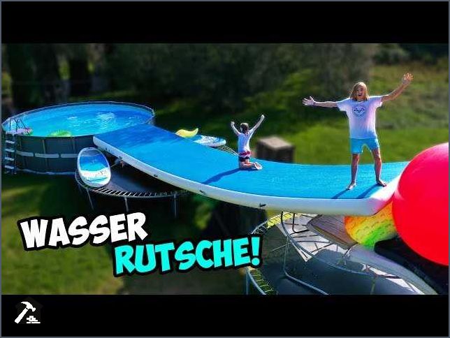 Pool Rutsche selber bauen – Eine Anleitung für den eigenen Poolspaß ...