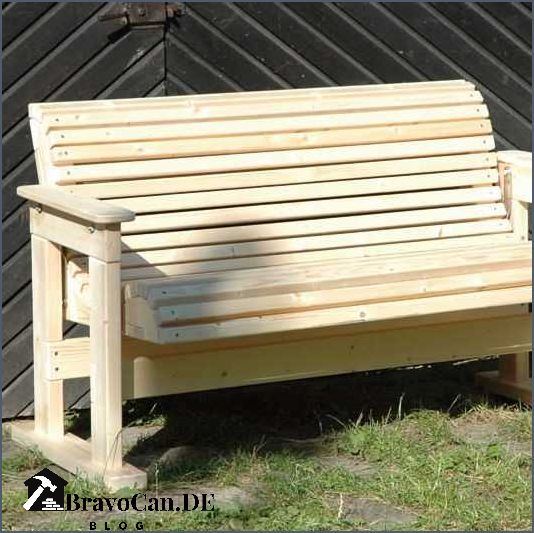Rustikale Gartenbank selber bauen Anleitung und Tipps – Bravocan.DE