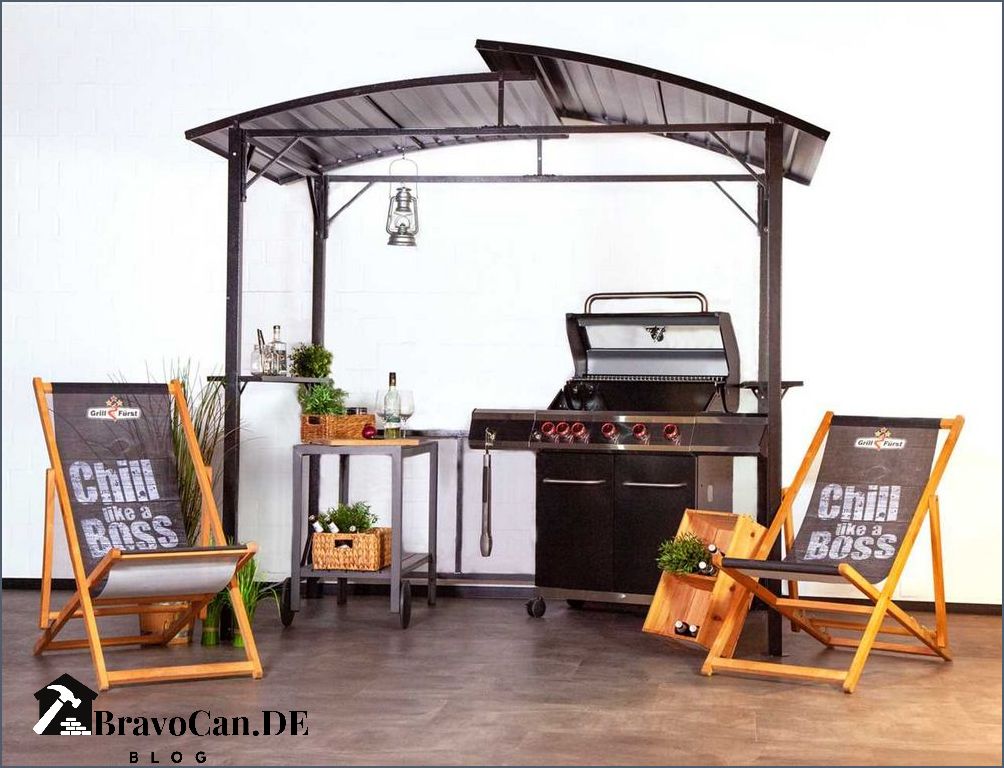 Grill Unterstand Mit Ruckwand