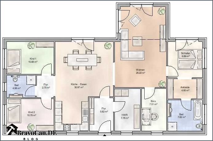 Bungalow 130 Qm Grundriss