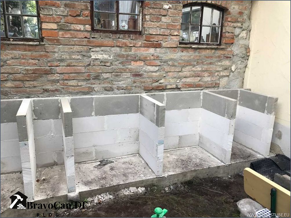 Anleitung Outdoor Küche selber bauen mit Ytong – Bravocan.DE
