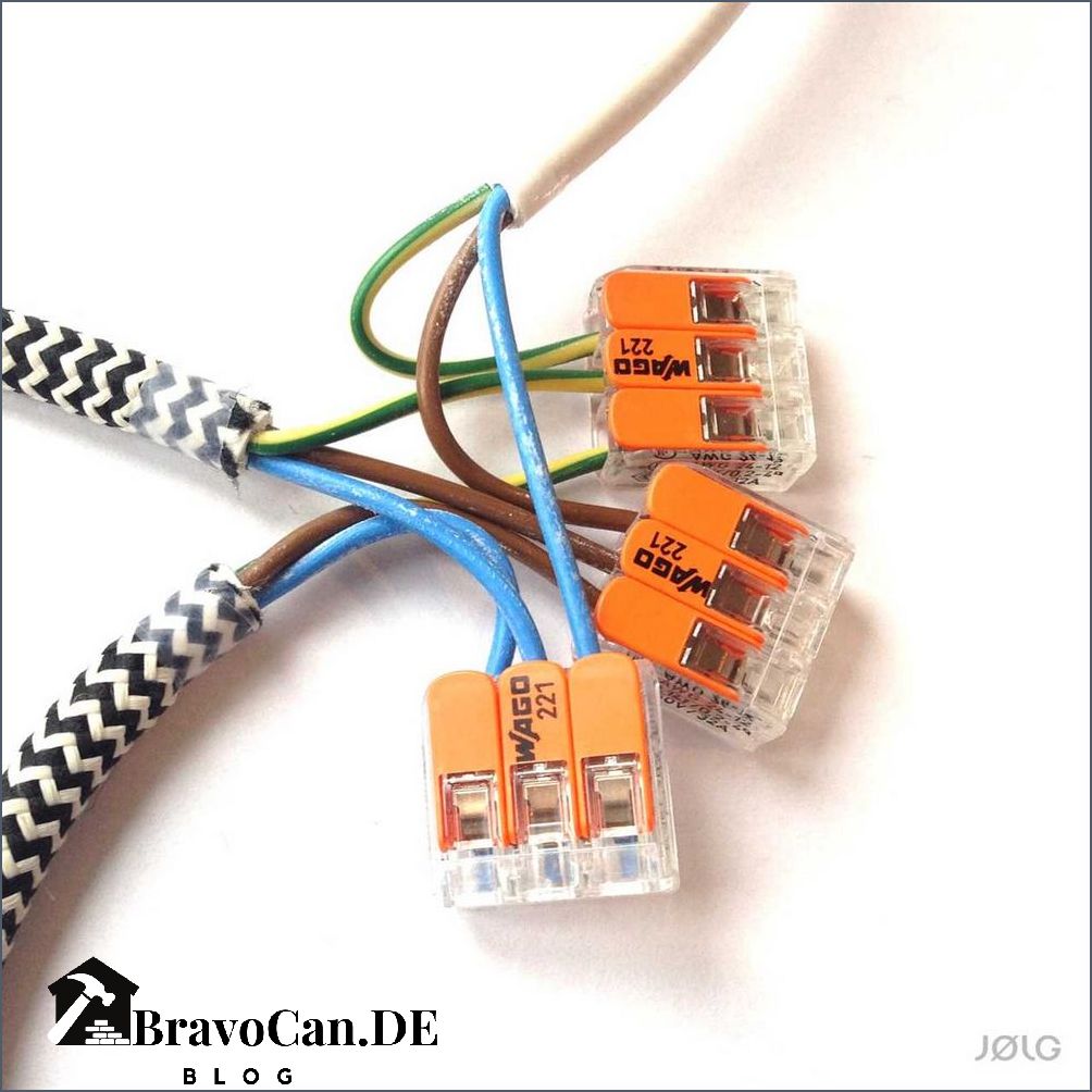 Lampen anschließen 2 Kabel richtig verbinden – Bravocan.DE