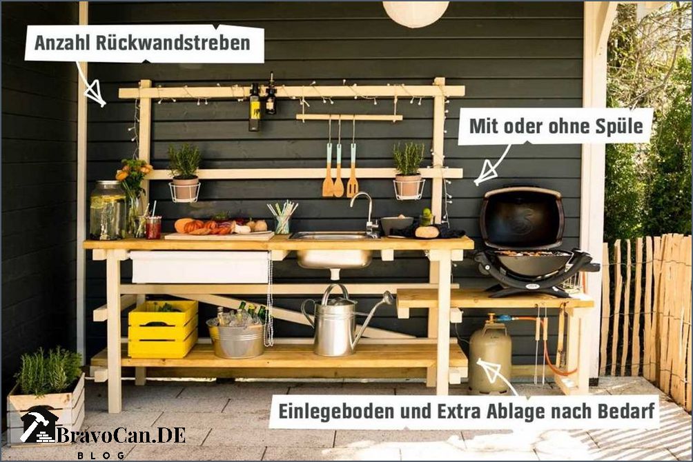Schone Outdoor Kuche Mit Spule Bild