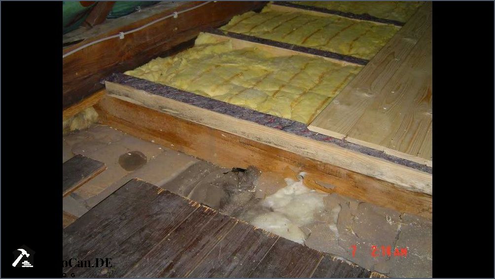 Oberste Geschossdecke dämmen Holzbalkendecke richtig isolieren ...