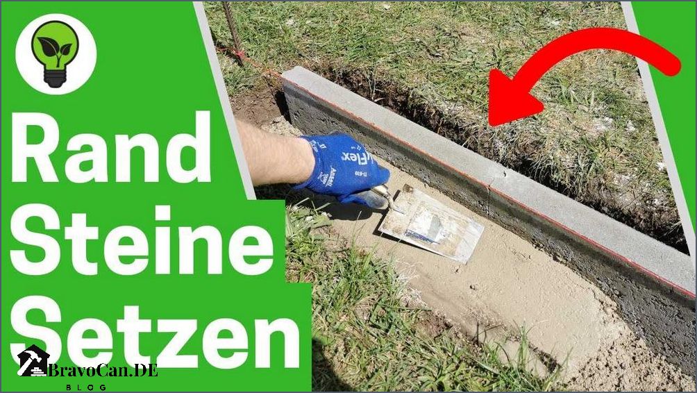 Randsteine unter Zaun setzen Anleitung und Tipps – Bravocan.DE
