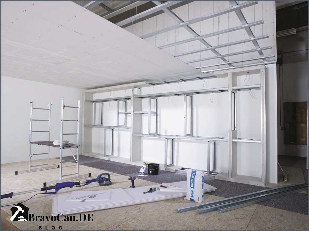 Decke mit Gipskarton abhängen – Anleitung und Tipps – Bravocan.DE