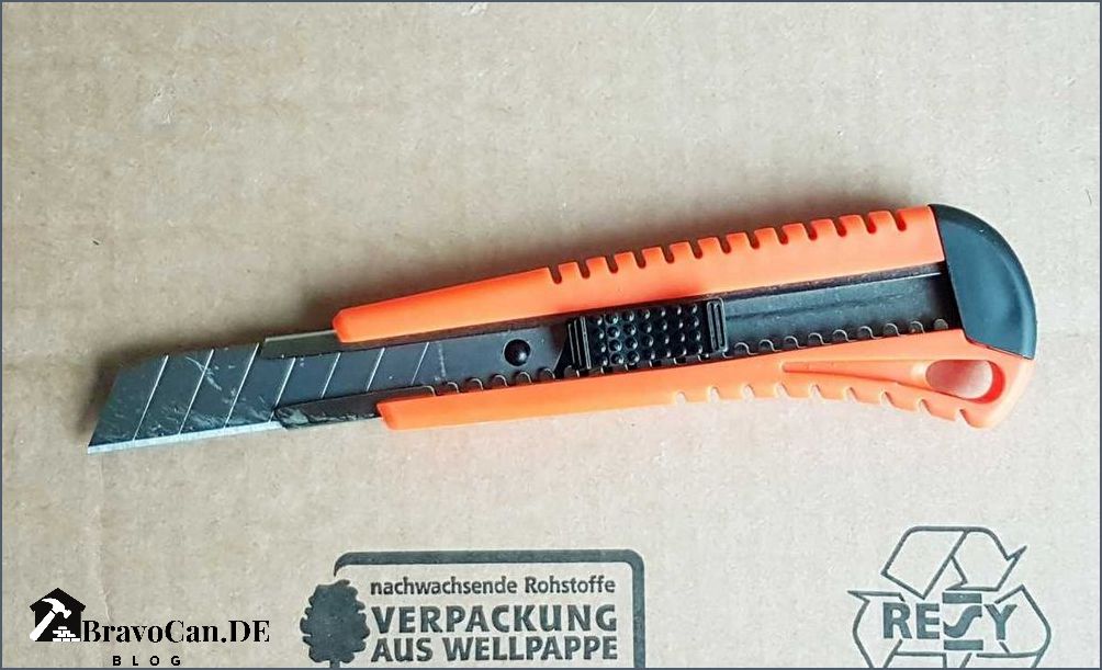 So brechen Sie die Klinge eines Cuttermessers richtig ab – Tipps und ...
