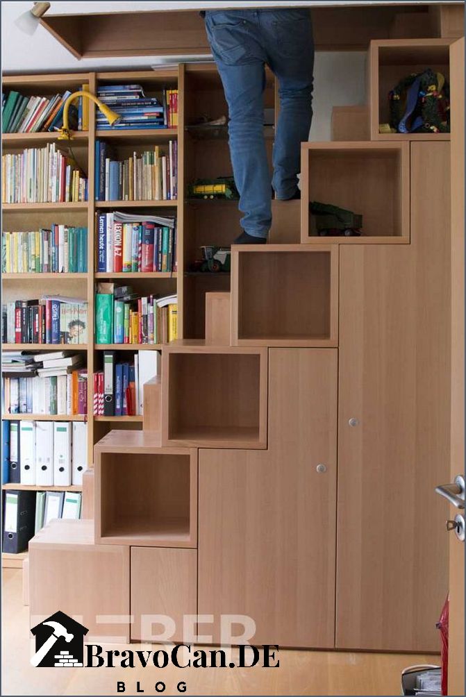 Regal als Treppe nutzbar Platzsparende Lösung für Ihr Zuhause – Bravocan.DE
